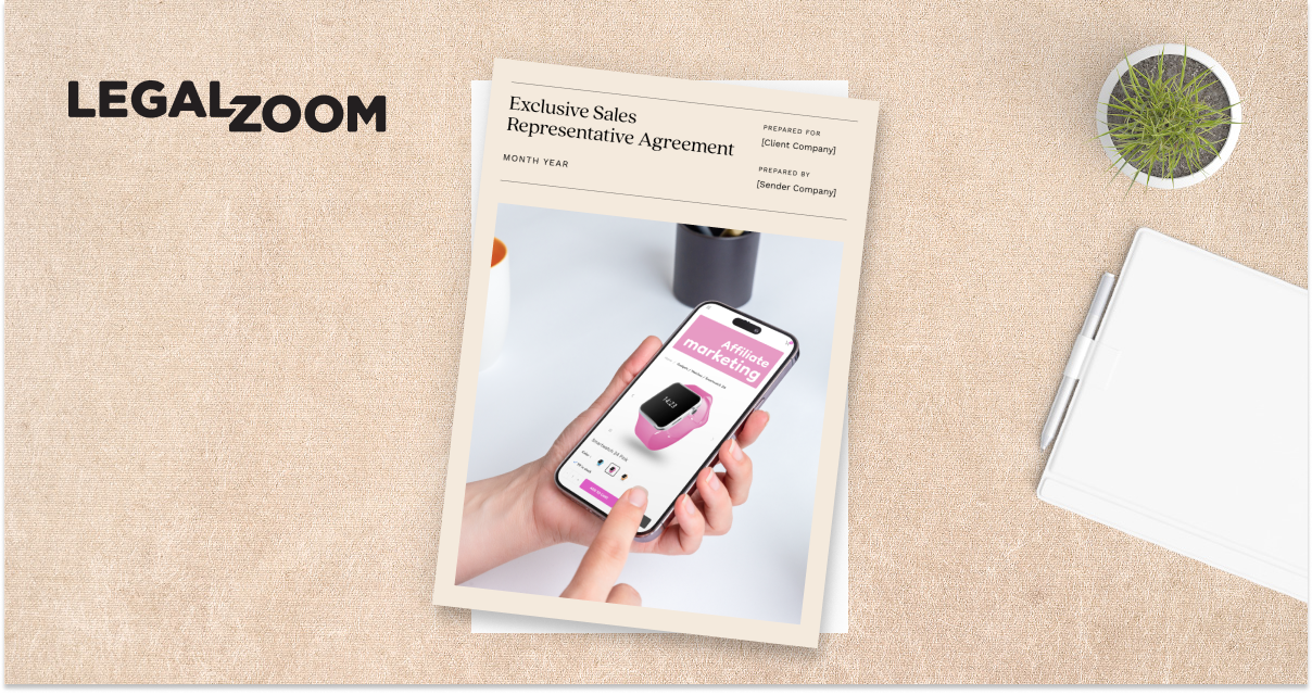 Free Exclusive Sales Representative Agreement Template | LegalZoom