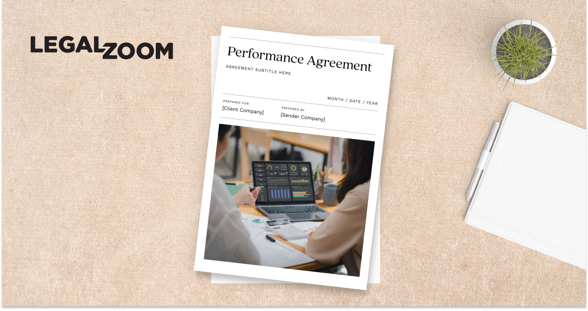 Free Performance Agreement Template | LegalZoom