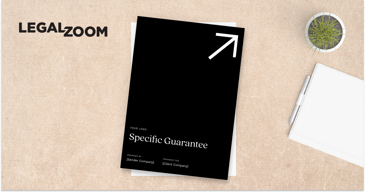 Free Specific Guarantee Template | LegalZoom