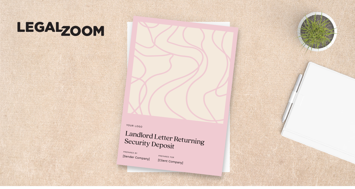 Free Landlord Security Deposit Return Letter Template | LegalZoom