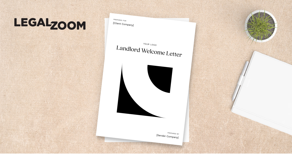 Free Landlord Welcome Letter Template | LegalZoom