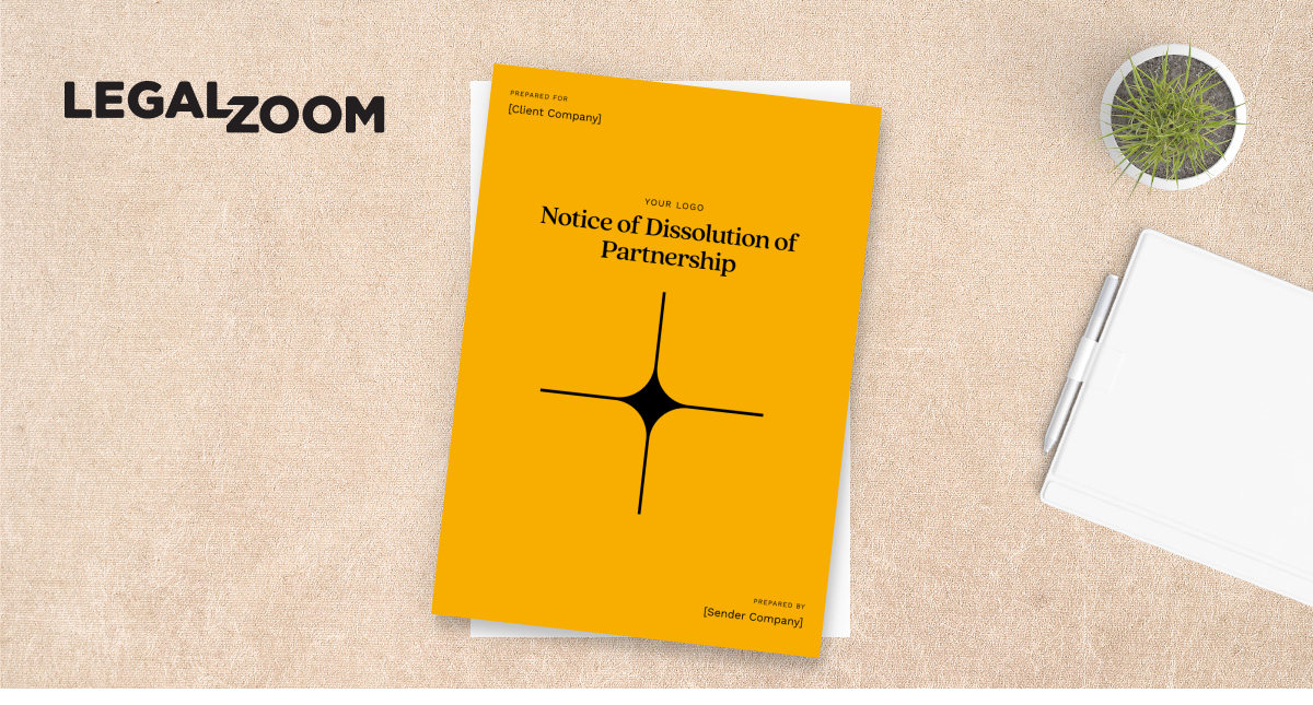 Notice of Dissolution of Partnership - Free Template | LegalZoom
