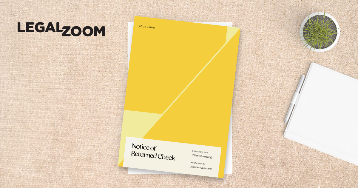 Returned Check Notice - Free Template | LegalZoom